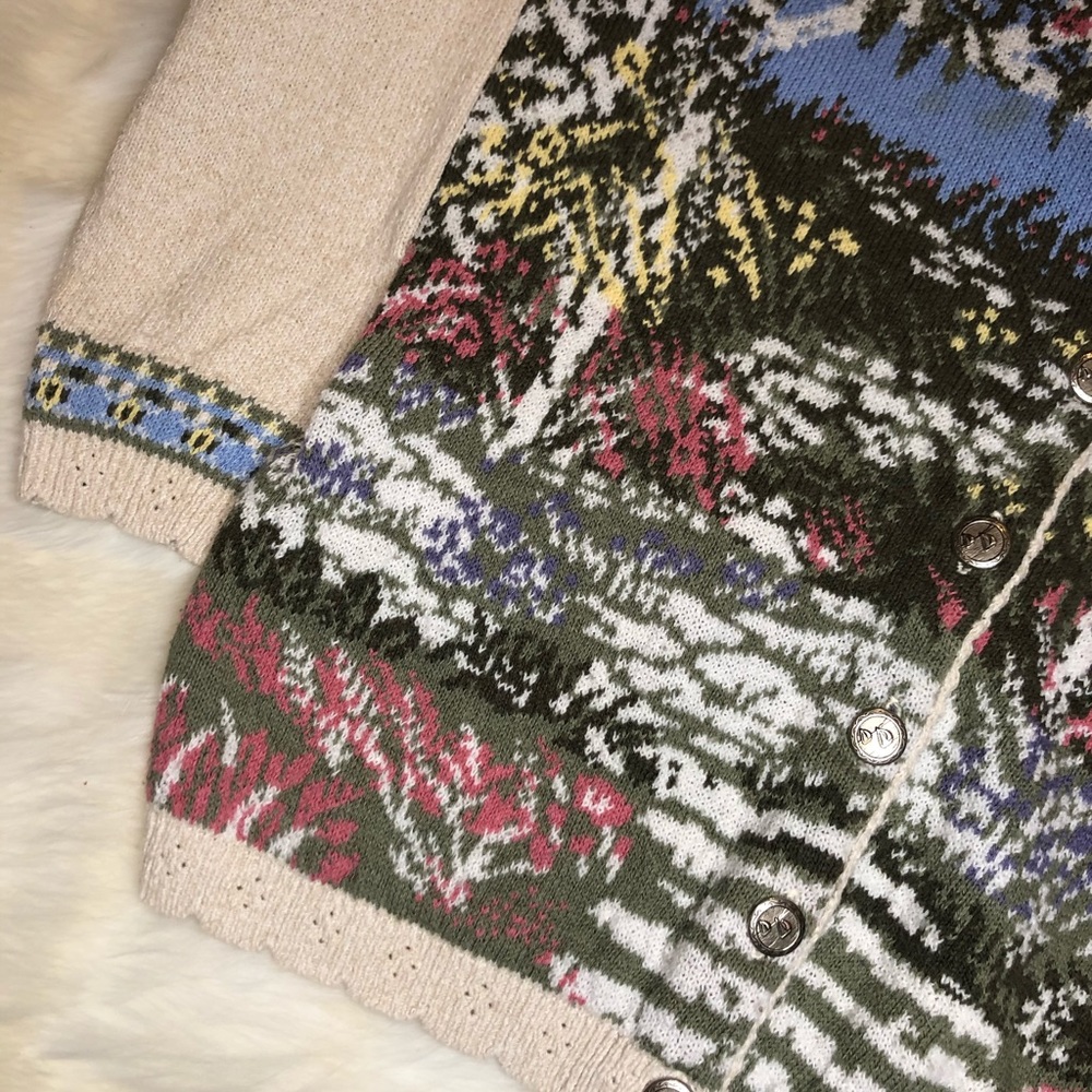 Northern Reflections | Vintage Wool Cardigan Med - Gem